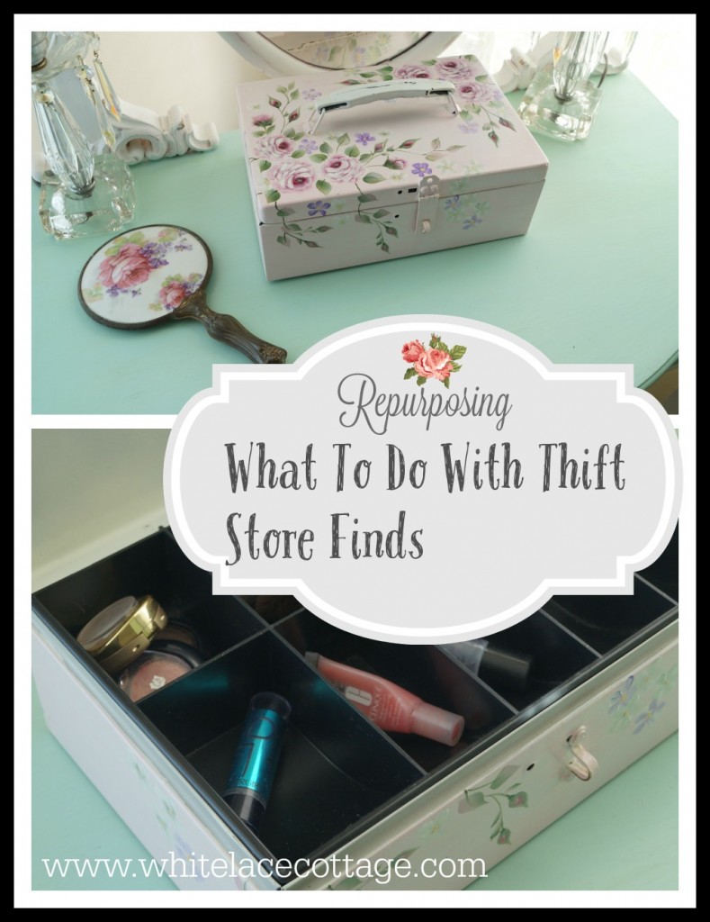 Repurpose Thrift Store Finds - MAKEUP FOR MATURE SKIN